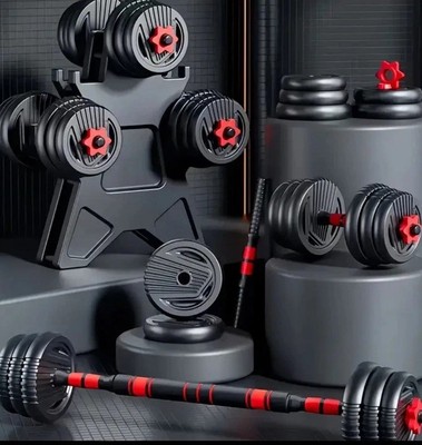 Adjustable Dumbbell Set 20lbs Free Weight Set With Upgraded Nut 4 In 1 ...