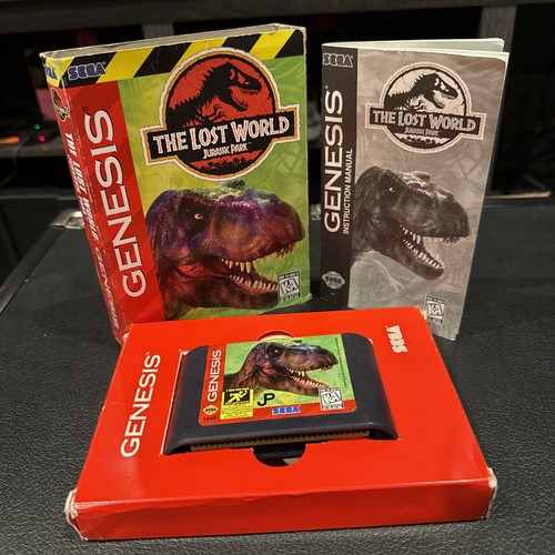 The Lost World: Jurassic Park (Sega Genesis, 1997) TESTED, COMPLETE CIB ...