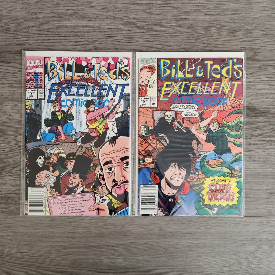 Bill & Ted's Excellent Comic Book #1-12 + Movie Adaptation Complete ...