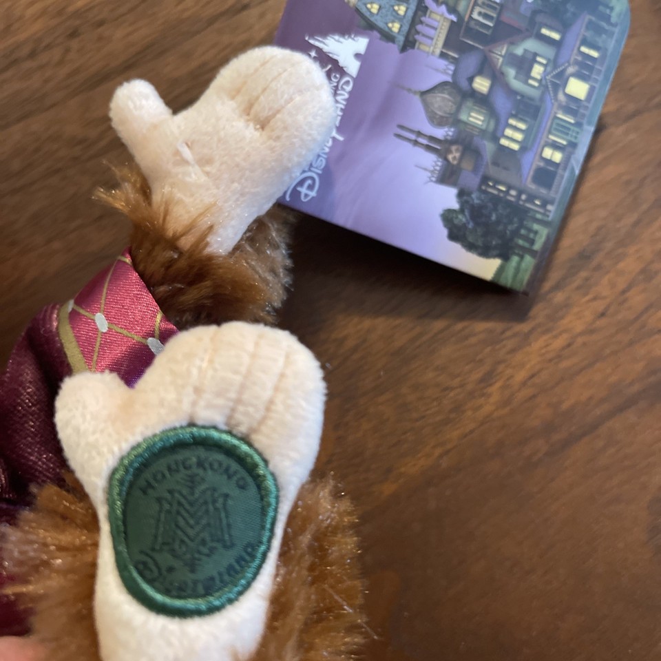 HKDL Hong Kong Disney Limited Resort Mystic Manor Monkey Albert Plush ...