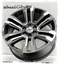 22" gunmetal machine OE replica 5822 rims fits 2022 GMC Sierra Denali ...