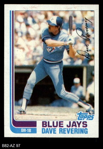 1982 Topps Traded #97 Dave Revering T Blue Jays 7 - NM | eBay