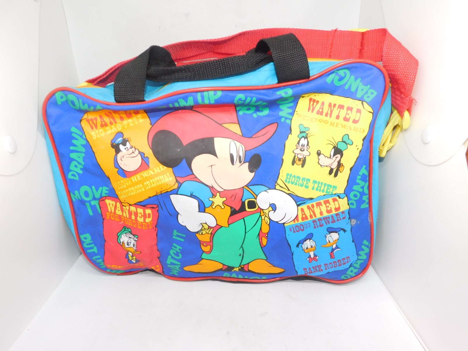 Vintage Walt Disney Mickey Mouse sheriff Cowboy Bag s… - Gem