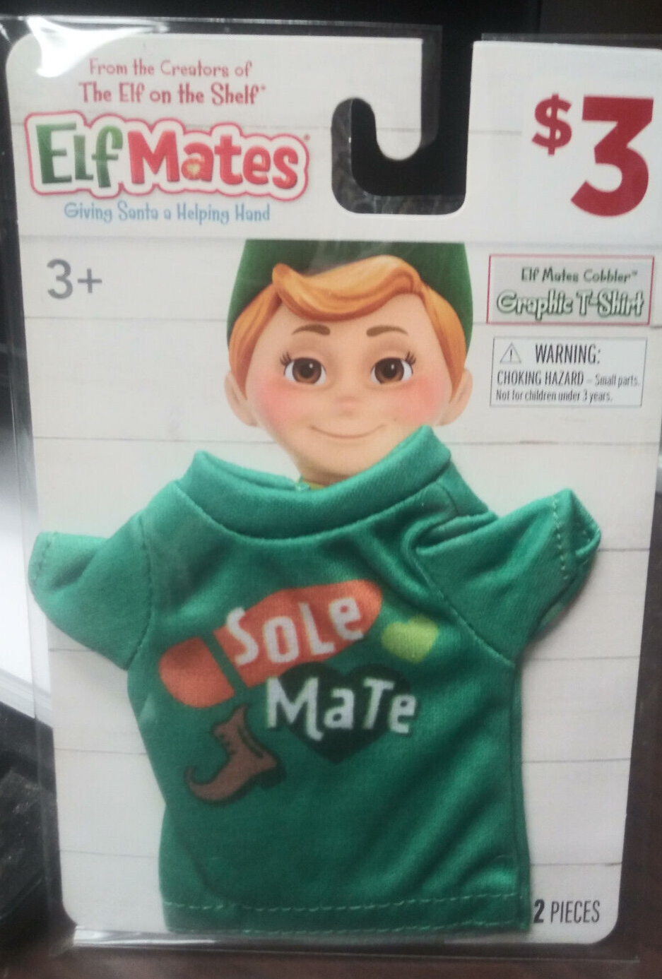 ELF MATES COBBLER GRAPHIC T-SHIRT ACESSOTY SET ELF ON THE SHELF NEW | eBay