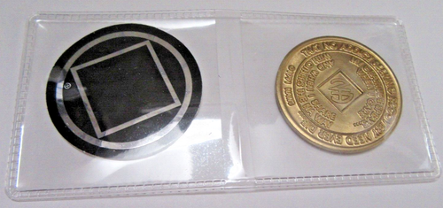 Narcotics Anonymous NA 4 Year Clean Bronze Medallion Recovery Chip ...