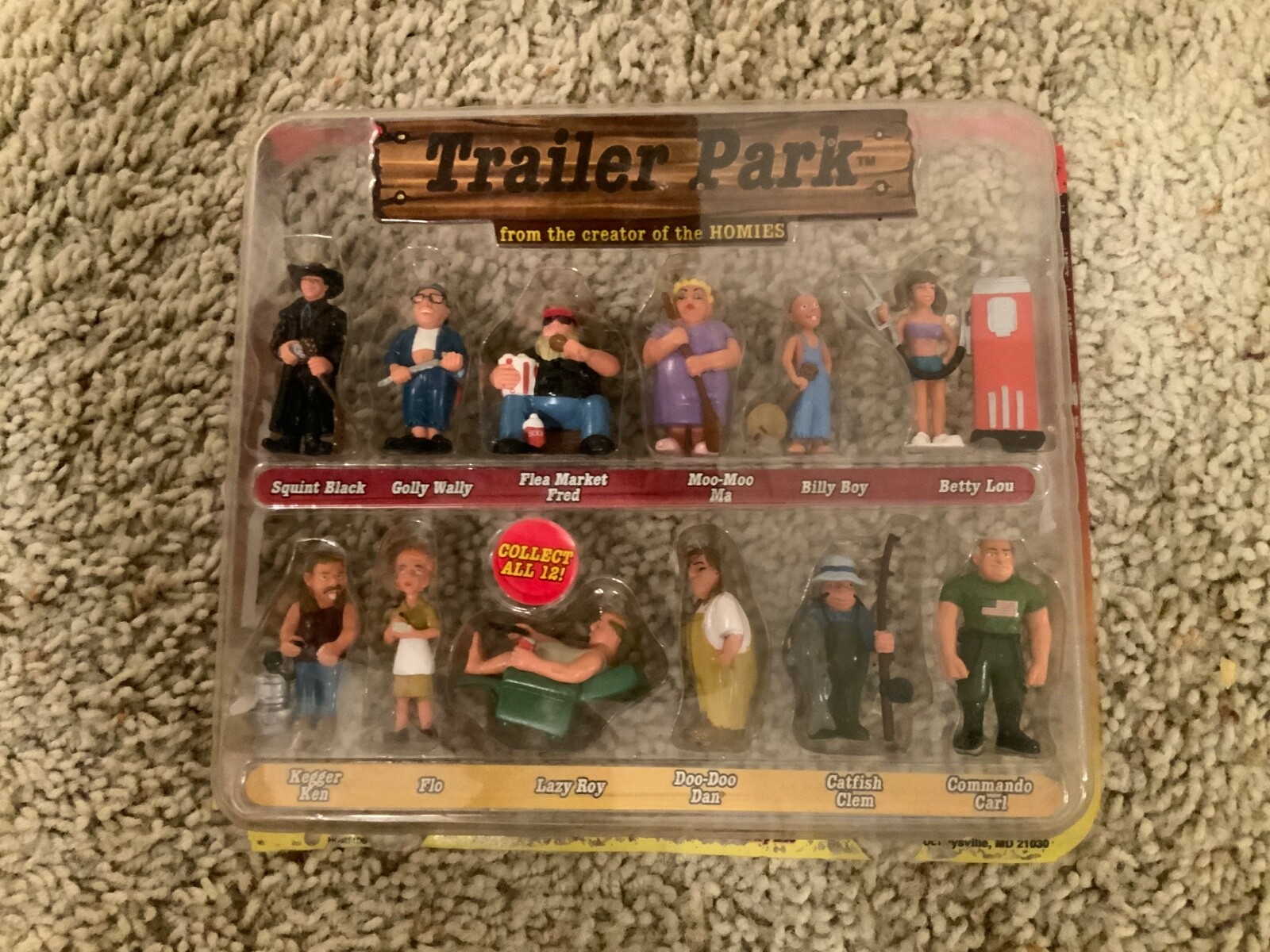 Homies Trailer Park Display Pack Original complete set of 12 | eBay