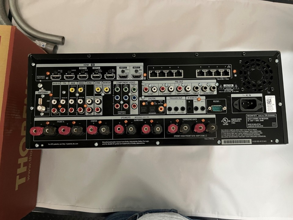 Sony STR-ZA3000ES 110W Receiver - Black 27242876781 | eBay