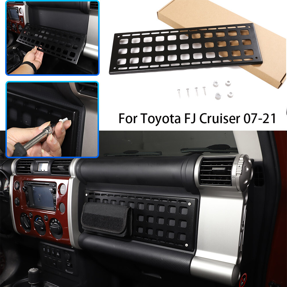 Alloy Passenger Dashboard Molle Panel Bracket For Toyota FJ Cruiser ...