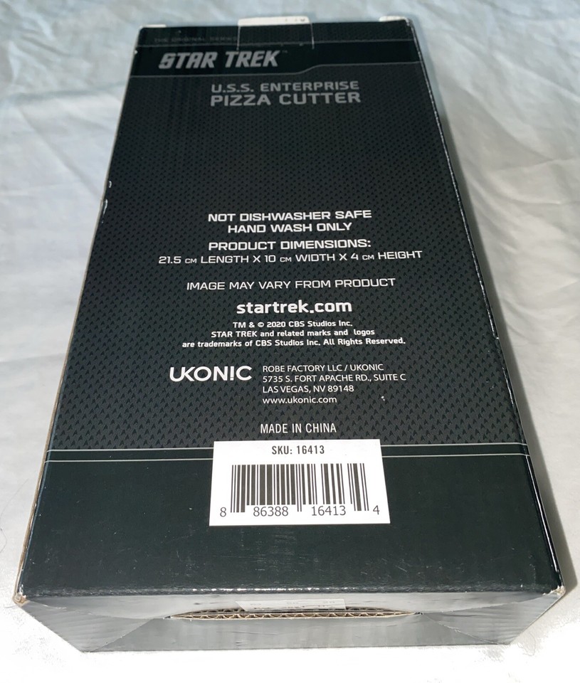 Star Trek The Original Series USS Enterprise Pizza Cutter Utensil New ...