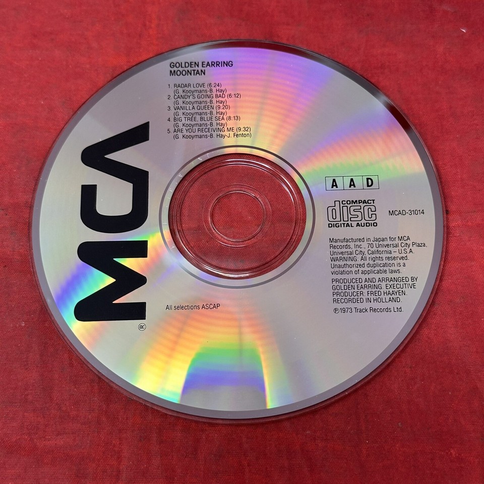 Golden Earring AAD CD Moontan Made in JAPAN Import MCAD-31014 | eBay