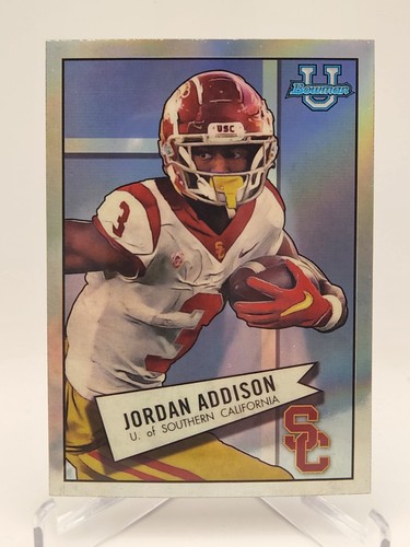 JORDAN ADDISON - 2022 Bowman U Chrome Retro 1952 Refractor SP #52BF-12 ...