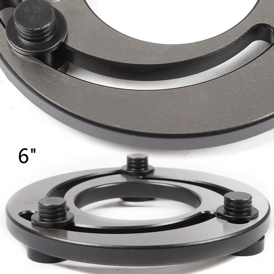 6 in Steel Top Jaw Bore Chuck Soft Jaw Boring Ring Adjustable Hydraulic ...