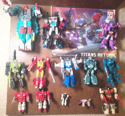Transformers Titans Return 12 Leader Deluxe Class Lot Nautica ...