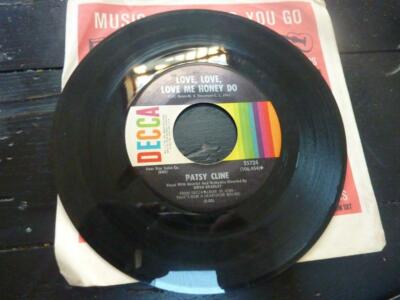 Patsy Cline - True LoveLove Love Love Me Honey Do - Decca 45 RPM w ...