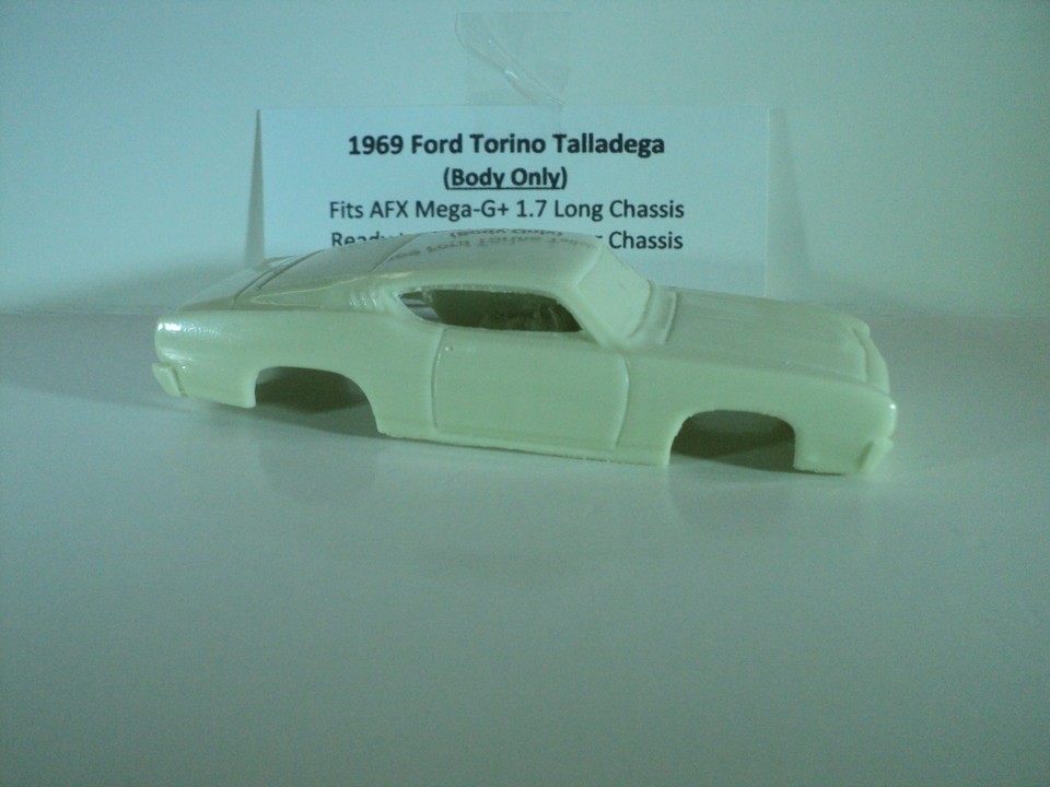 HO scale Slot Car Custom Resin body 1969 Jade Ford Torino Talladega ...