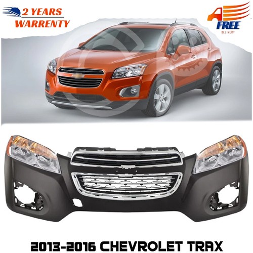 Front Bumper Cover Fascia & Grille Assembly Chrome For 2013-2016 ...