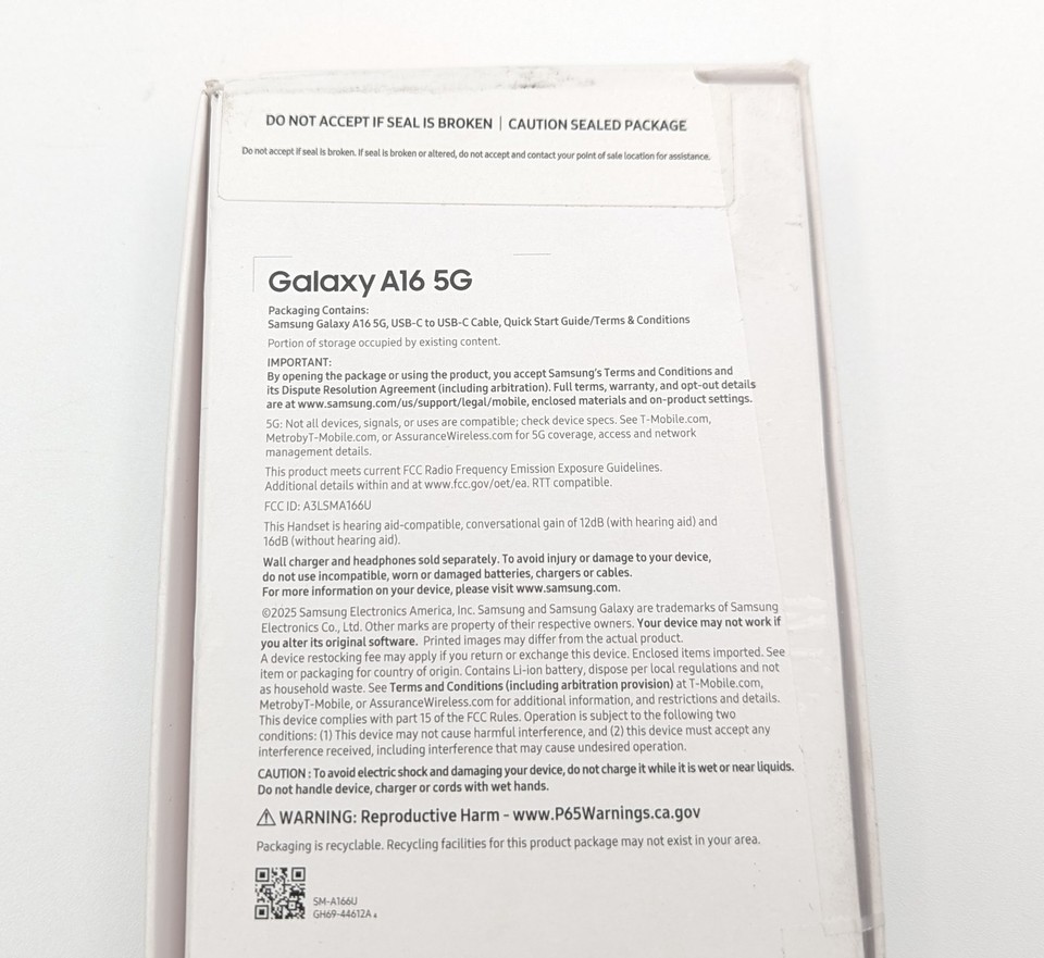 Samsung Galaxy A16 5G A166U 128GB | Blue Black | T-MOBILE ONLY | eBay