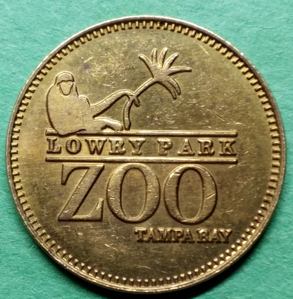 Lowry Park Zoo Token- Nice | eBay