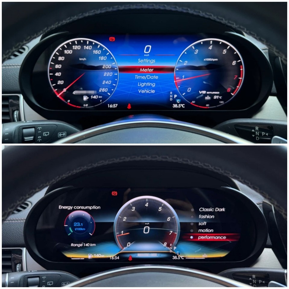 Cruscotto Tachimetro Quadro Strumenti Digitale For Benz R Class GLE GLS ...