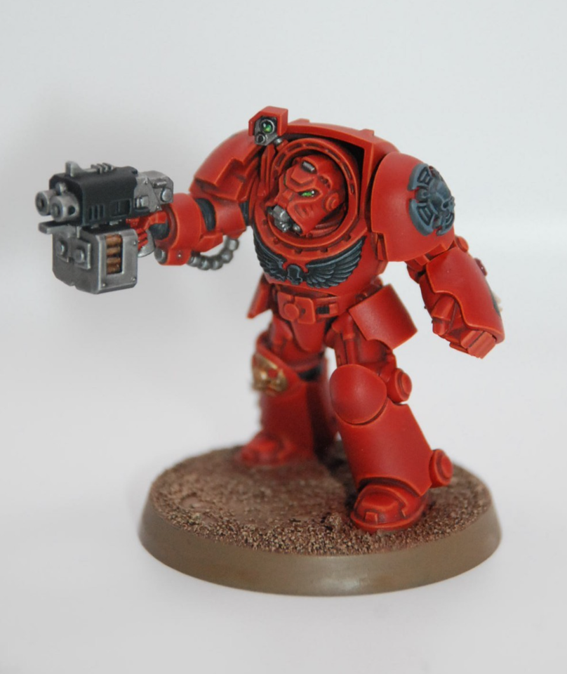 Warhammer 40k Blood Angels Terminator Squad painted to a high standard ...