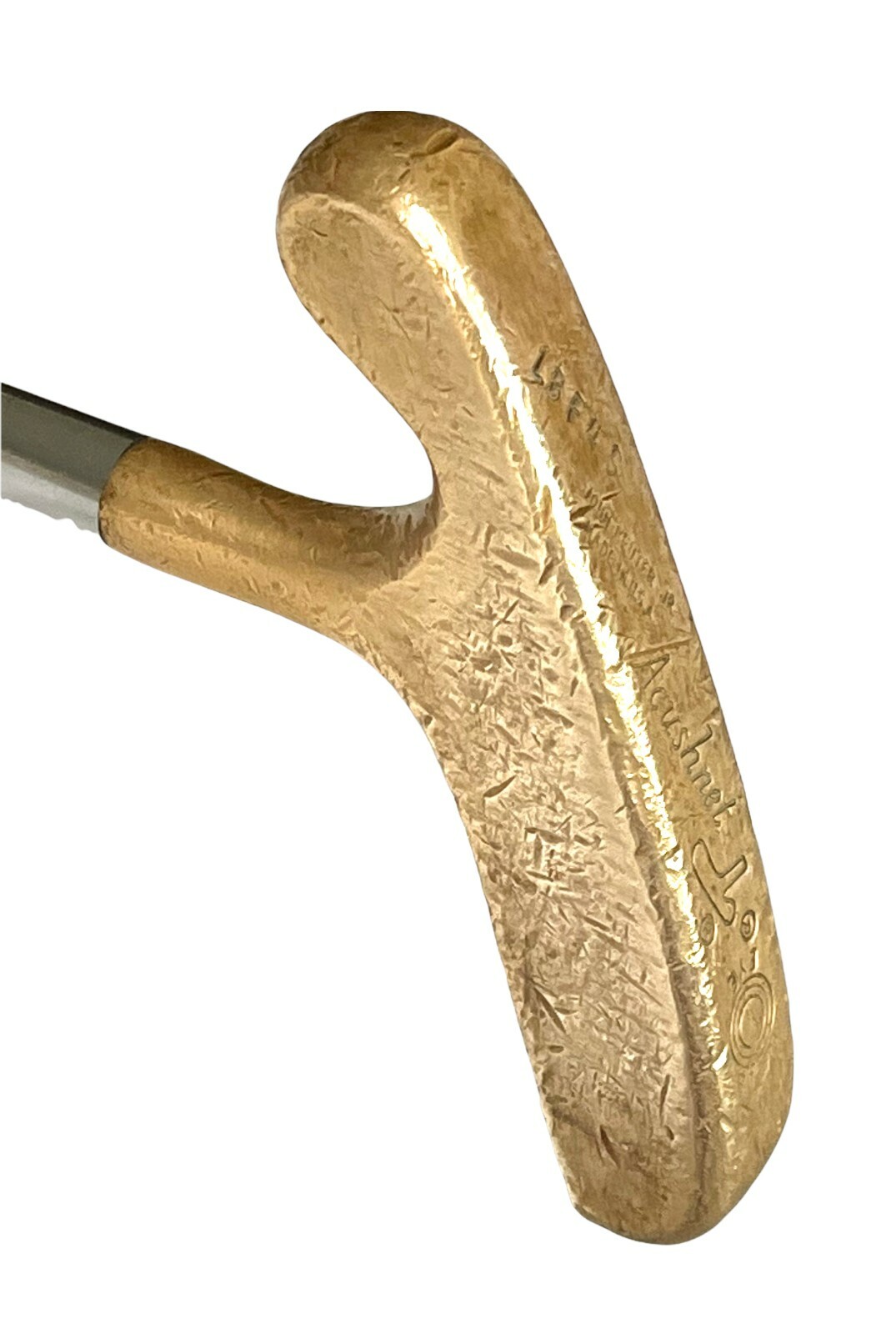 Acushnet Bullseye Putter 34”, LBF4S, John Reuter Jr, Original Leather ...