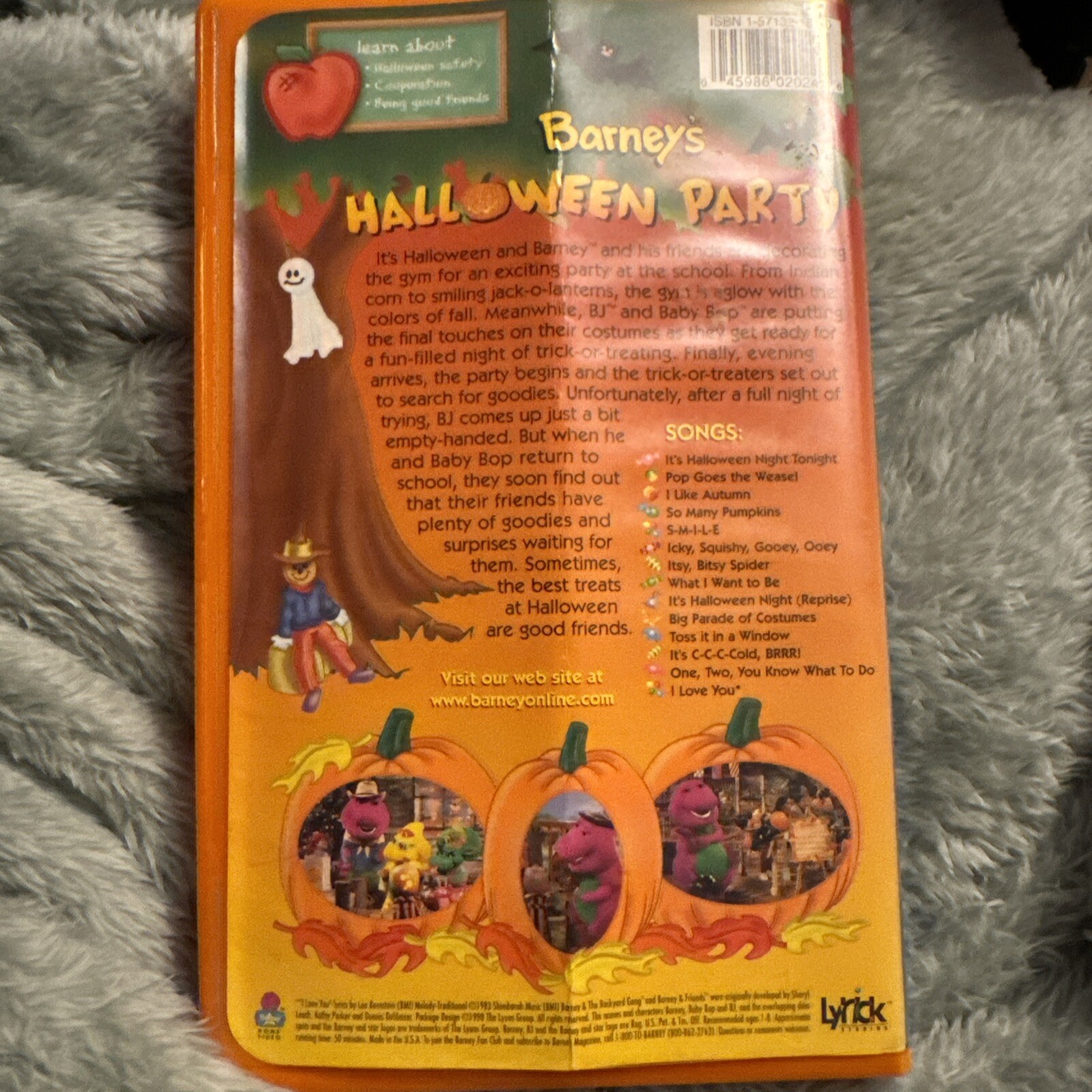 Barney - Barneys Halloween Party (VHS, 1998) 45986020246| eBay