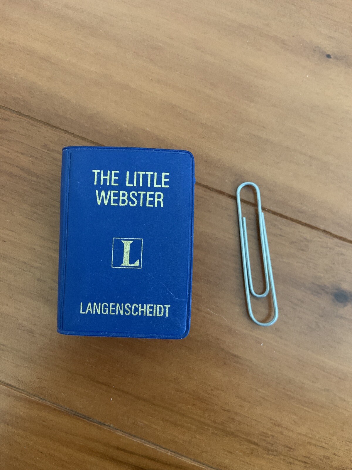 VINTAGE MINI BARNES & NOBLE "THE LITTLE WEBSTER" LANGENSCHEIDT 1957 ...