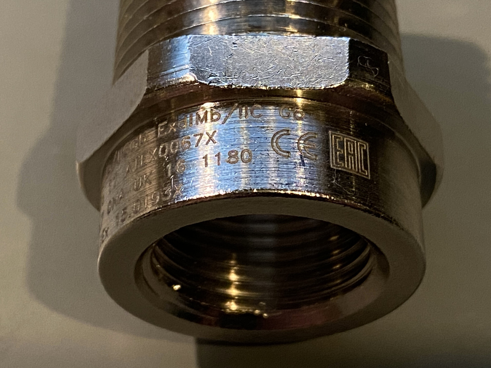 HAWKE 476/R Thread Reducer - 3/4" NPT (m) to M20 (f) - Nickel Plated ...