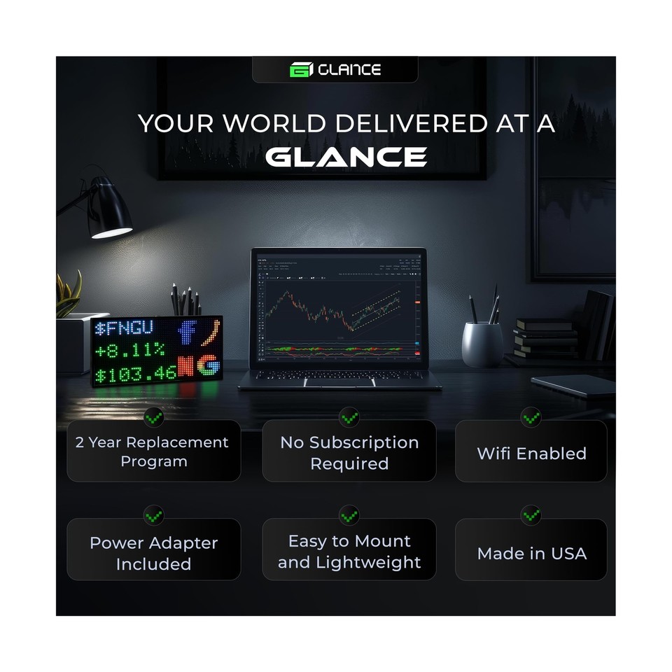 Glance LED Ticker - Customizable LED Display Sports Ticker, LED Display ...