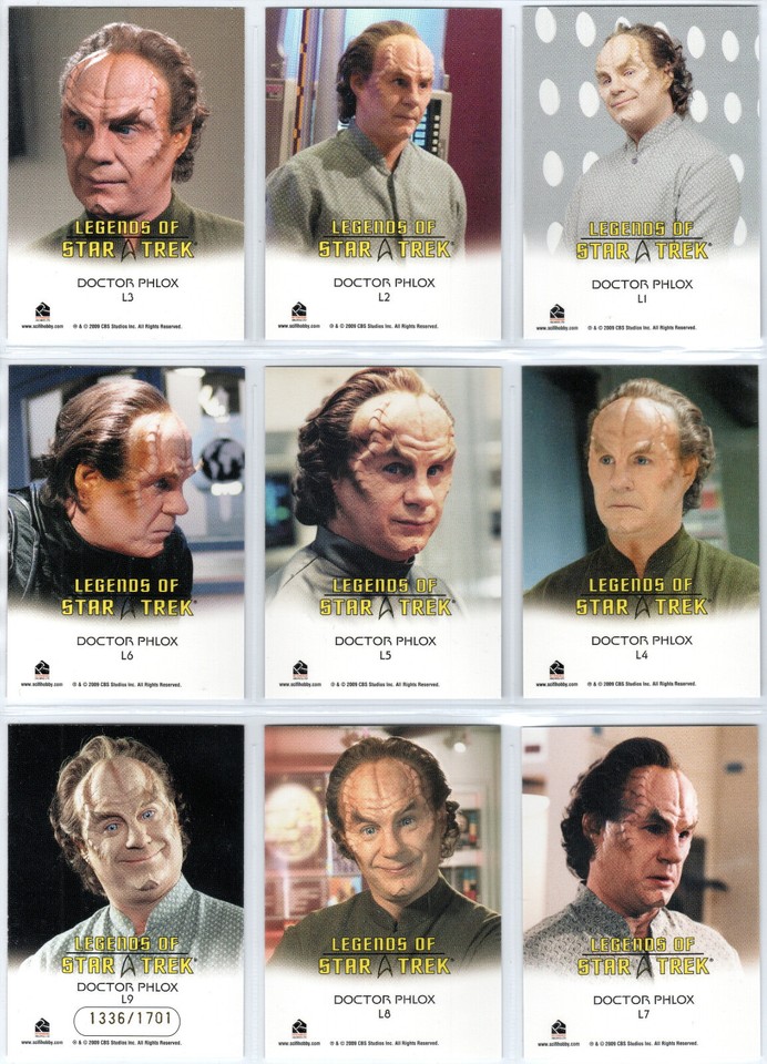 STAR TREK LEGENDS OF STAR TREK SET #24 JOHN BILLINGSLEY DOCTOR PHLOX ...