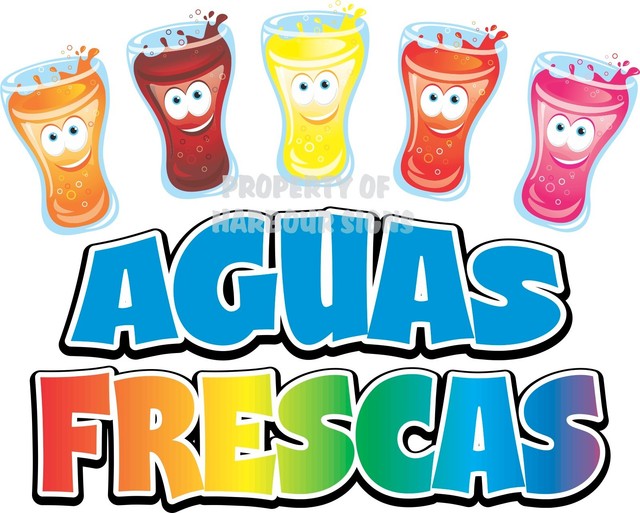 Aguas Frescas Drinks Restaurant Cafe Menu Concession Food Truck Van ...