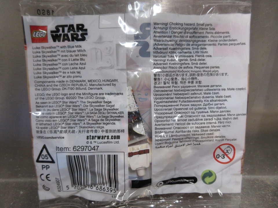 Lego Star Wars 30625 Luke Skywalker w/Blue Milk Rare New and Sealed ...