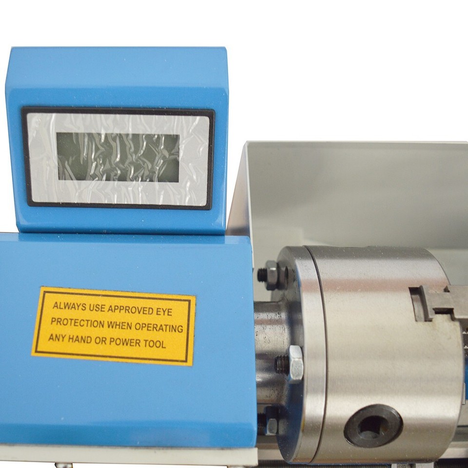 Small Teaching Lathe Cast Iron Body 750W High-power Lathe 32mm Spindle ...