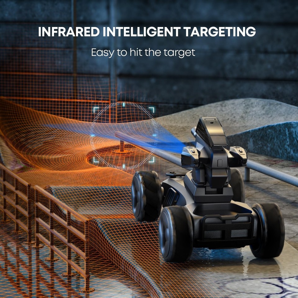 V997 Remote Control Monster Truck, Large Water Bomb Battle 4X4 RC Car ...