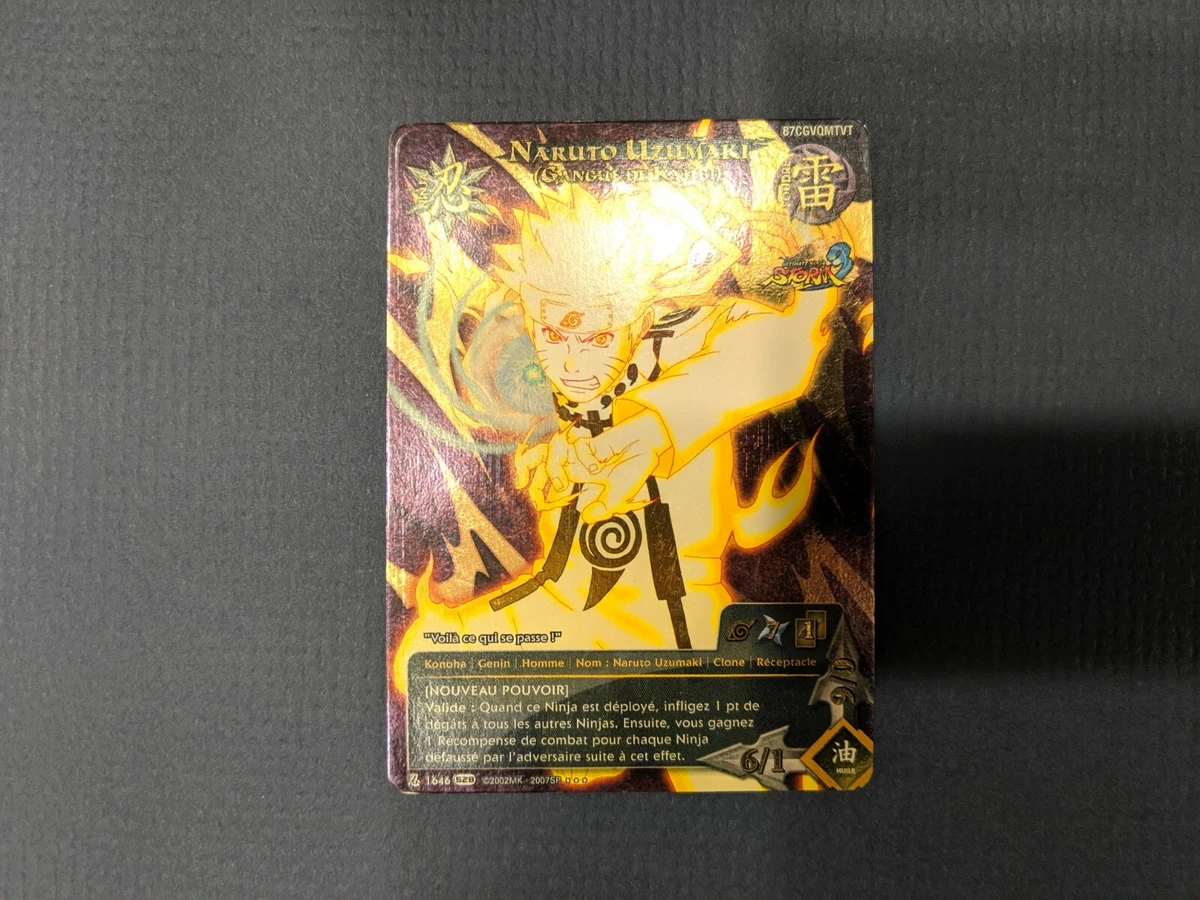 Naruto 9 Tails Cloak Card