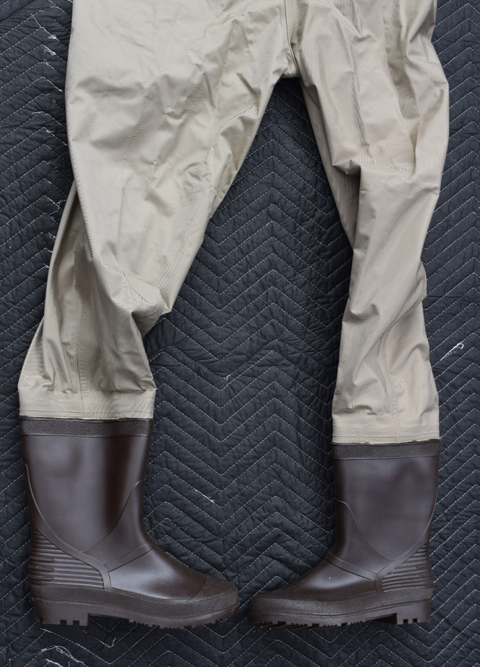 Herters Fishing Chest Suspender Waders Boot-Foot Khaki Brown Adult Size 10 NWT | eBay