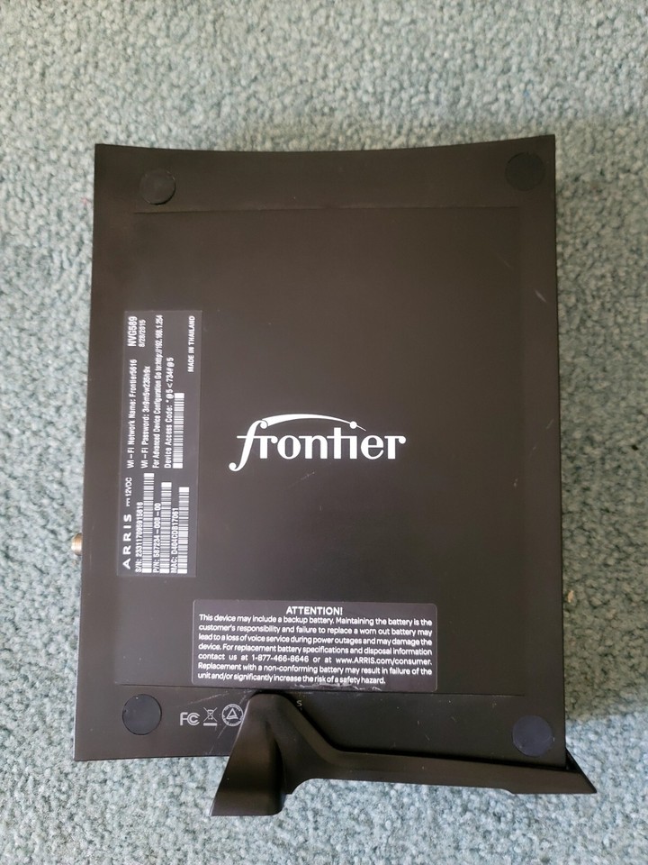 ARRIS Frontier Model NVG589 Router/Modem Combo | eBay