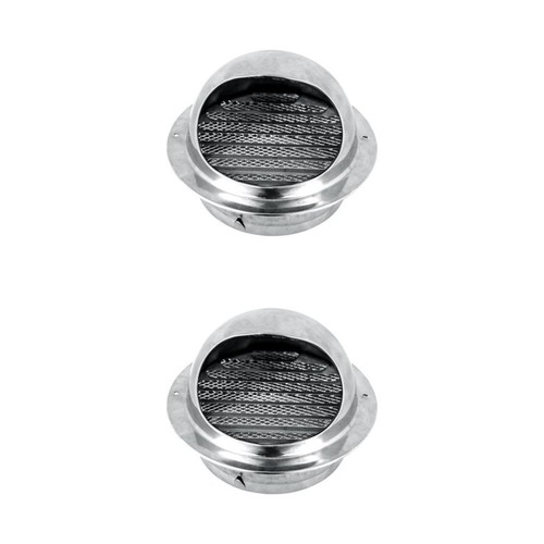 1/2/3 Stainless Steel Air Vent Outlet Caps with Built-in Mesh Screen ...