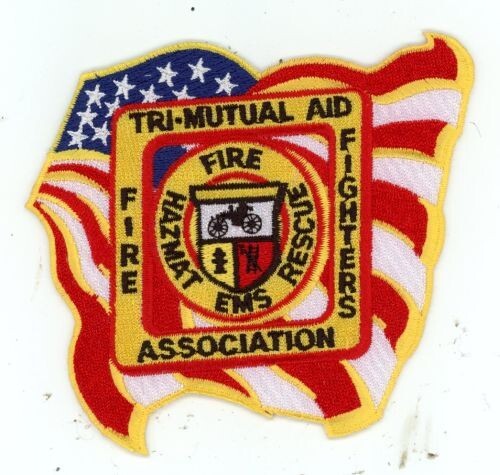 NEBRASKA NE TRI MUTUAL AID FIRE FIGHTERS ASSOC. SHOULDER PATCH POLICE ...