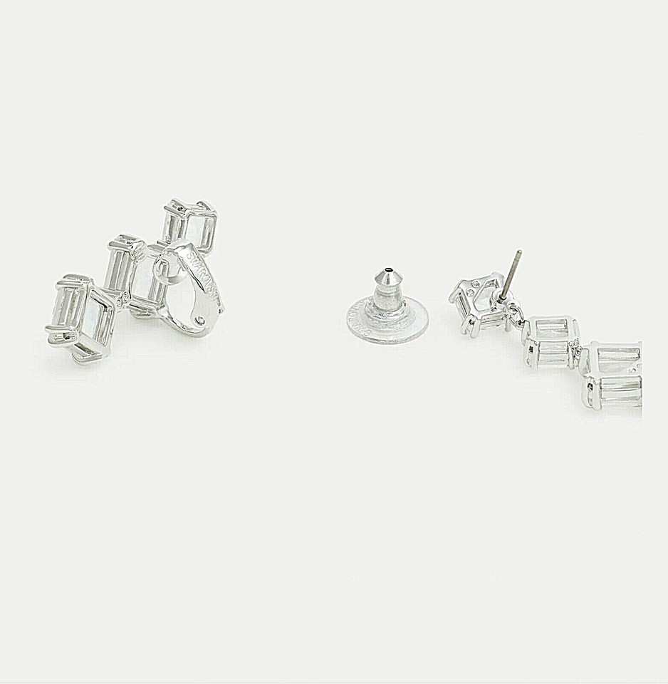 New Gift Box SWAROVSKI 5602782 Rhodium Asymmetrical Millenia ear cuff ...