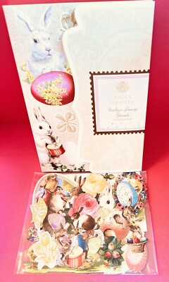 Anna Griffin 30 PC Vintage Bunny Diecuts, 5 Recollection Minis, Easter ...