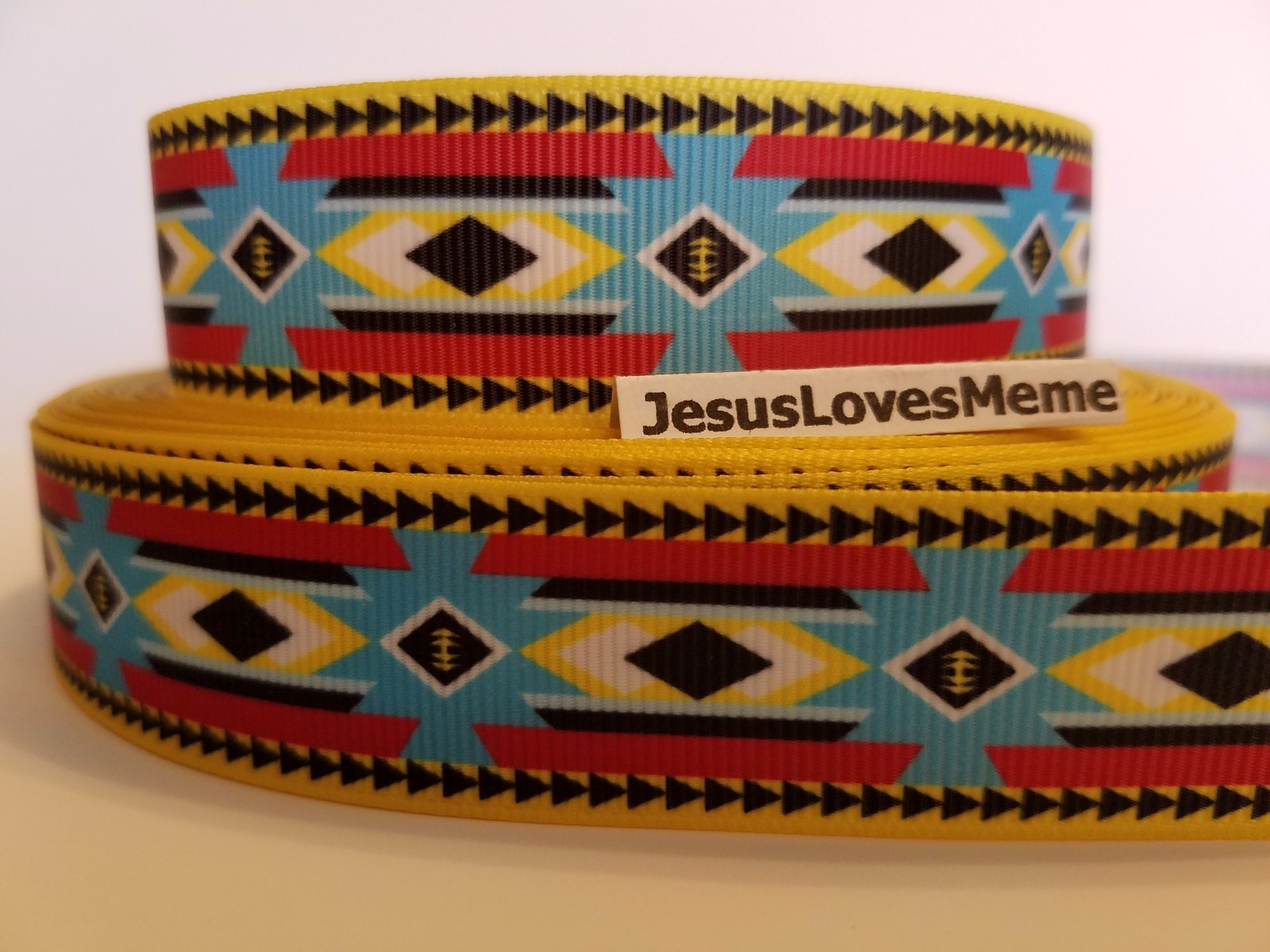Grosgrain Ribbon Aztec Design Diamonds Triangles Country Desert ...