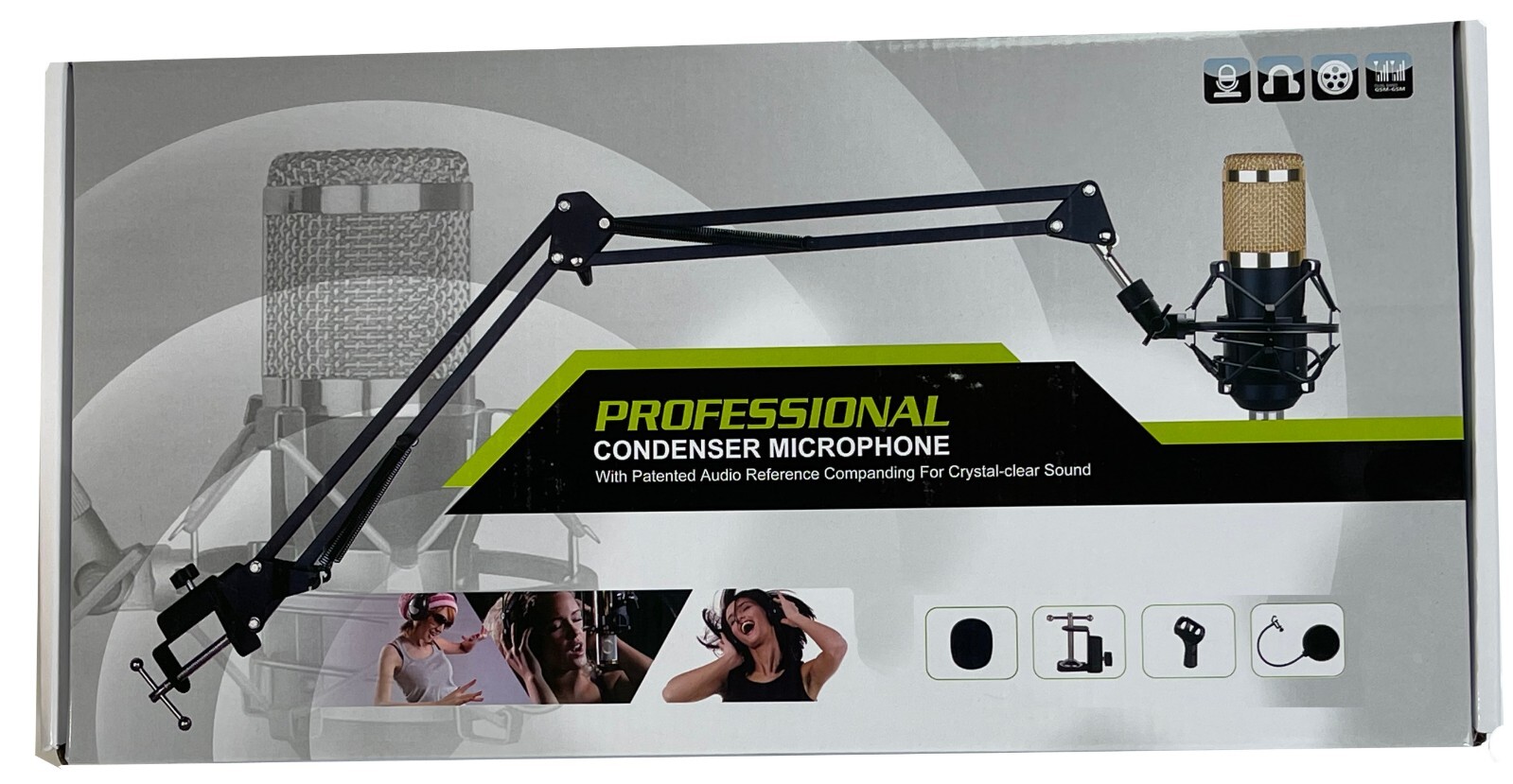 Live Microphone Set Professional Recording Microphone full kit ...