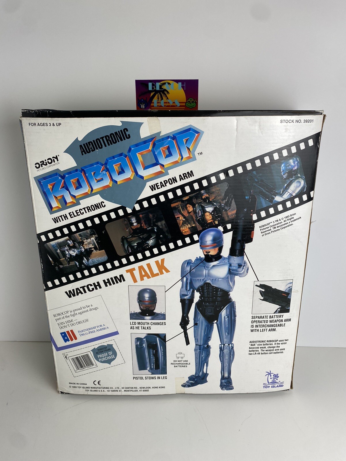 Audiotronic Talking ROBOCOP 1993 Toy Island Light and sound BOX ONLY | eBay