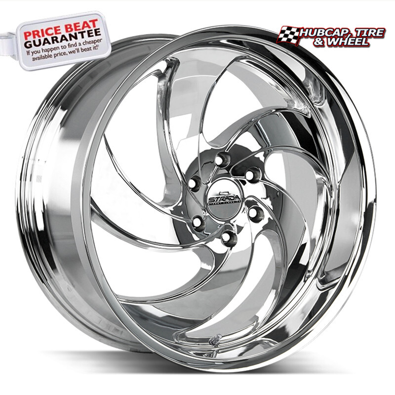 Strada C05 RETRO 5 CHROME - 20X8.5 - 5X120 BP - 35MM Offset (1 Wheel ...