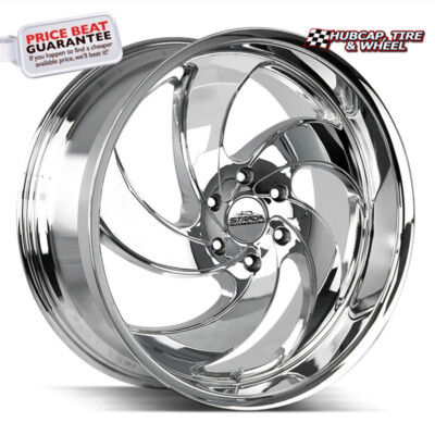 Strada C05 RETRO 5 CHROME - 20X8.5 - 5X120 BP - 35MM Offset (1 Wheel ...