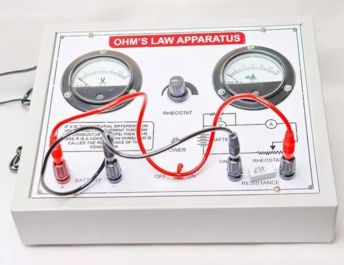 Ohm's LAW APPARATUS KIT science equipment w/ POWER SUPPLY for PHYSICS ...