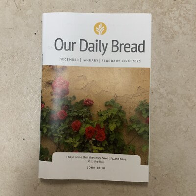 Our Daily Bread Devotional December, January, February 2024-2025 Free ...