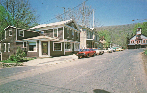 Postcard New Preston Connecticut Route 45 City Scene | eBay