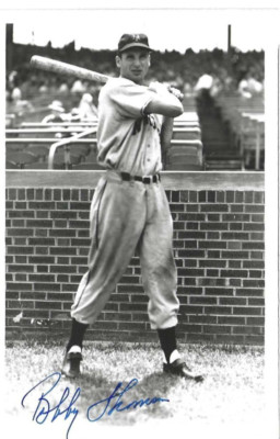 Bobby Thomson Autographed George Brace 4x6 New York Giants Baseball ...